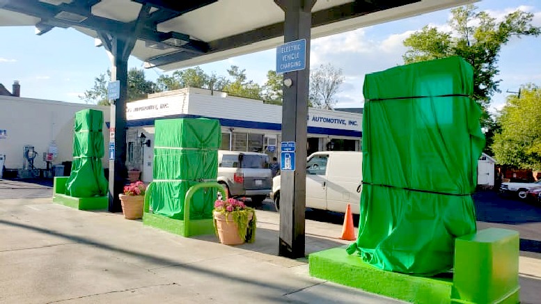 MARYLAND TAKOMA PARK FIRST USA ELECTRICITY EV SERVICE STATIONS PLUG IN ...